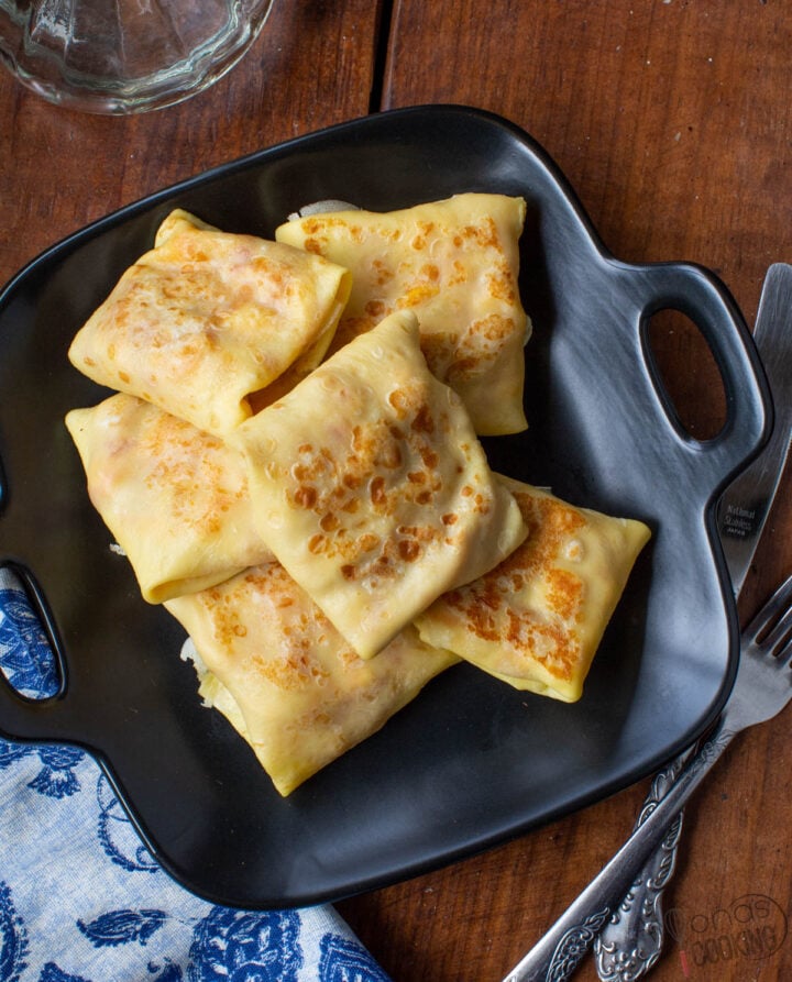 EASY Savory Crepes With Chicken - Alyona’s Cooking