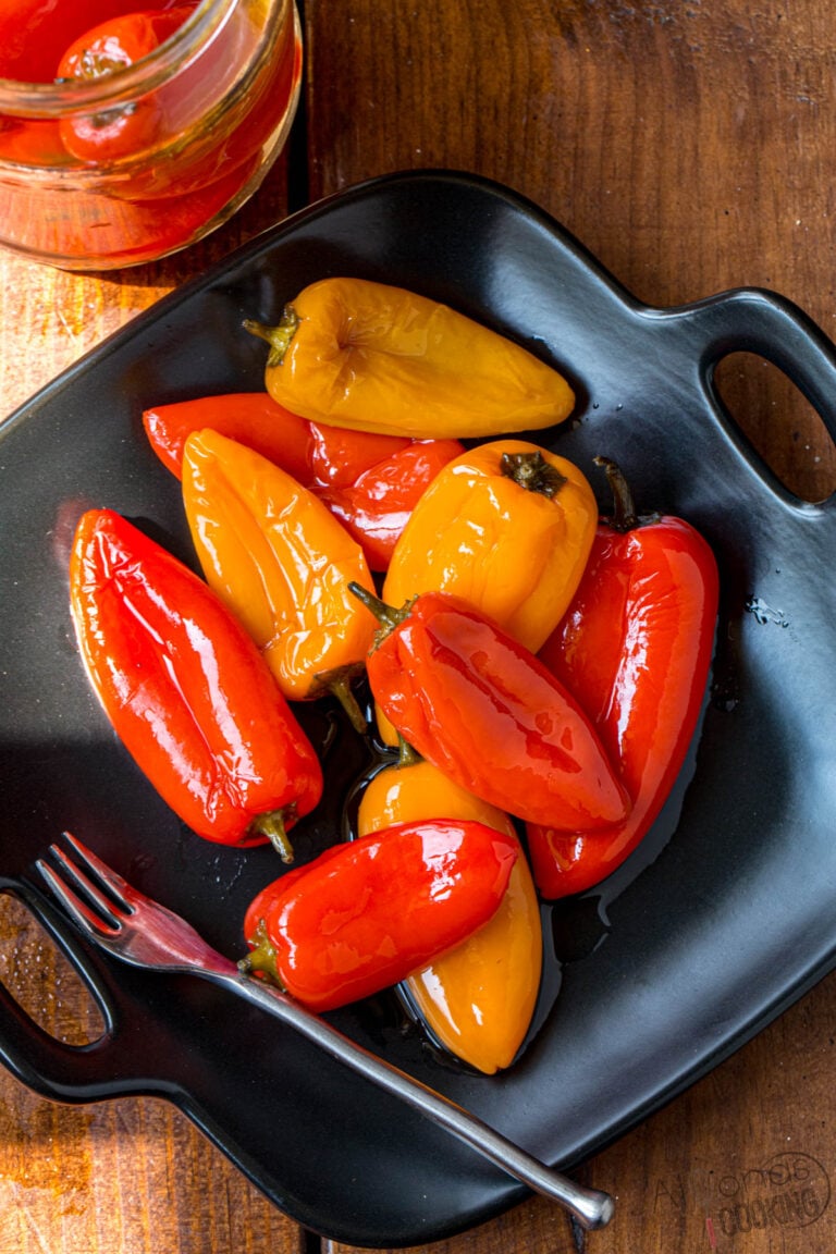 How To Make Easy Pickled Peppers Recipe - Alyona’s Cooking