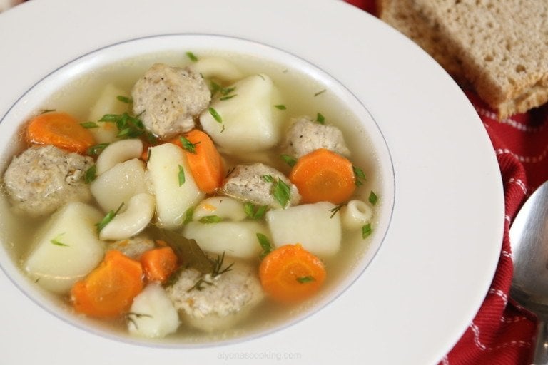 Russian Meatball Soup Recipe