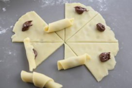 Nutella Rogaliki (Russian Crescent Cookies with Step-by-Step Photos)