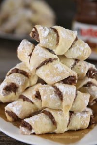Nutella Rogaliki (Russian Crescent Cookies with Step-by-Step Photos)