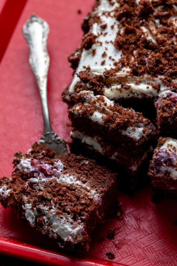 Ukrainian Chocolate Cherry Cake Recipe | Alyona's Cooking