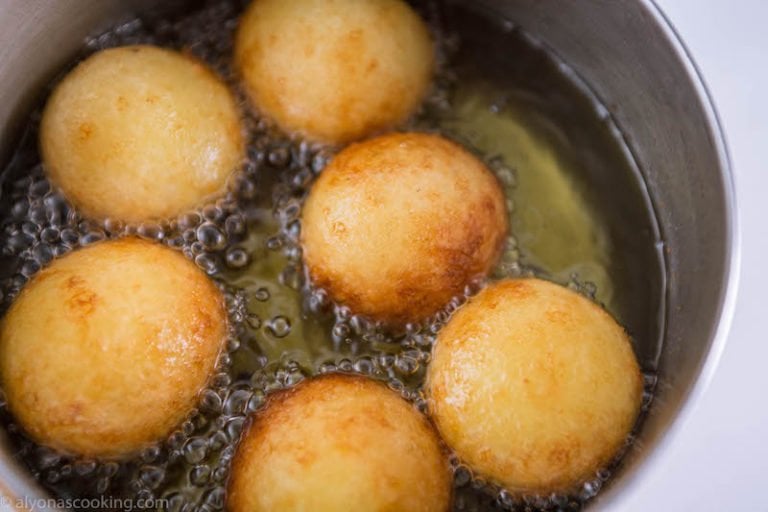 Farmer's Cheese Donut Holes (Ukrainian Ponchiki) - Alyona’s Cooking