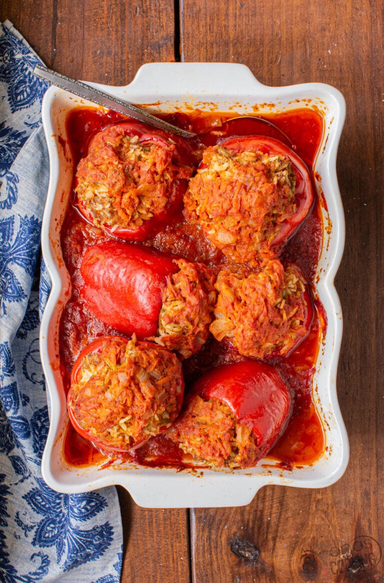 EASY Stuffed Bell Peppers Recipe - Alyona’s Cooking