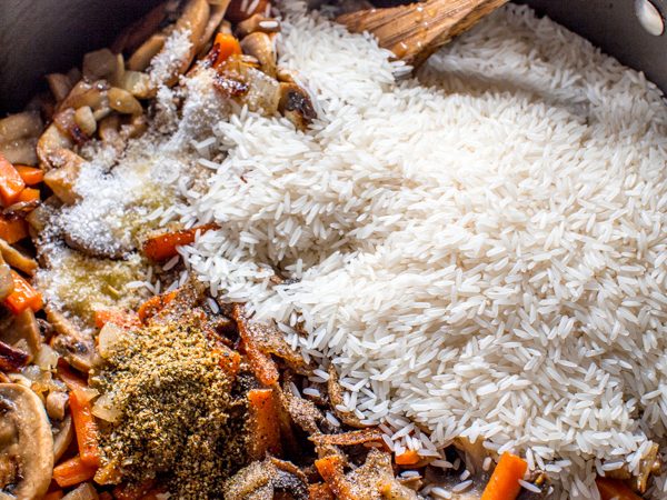 Easy Mushroom Rice Recipe (One-Pot Meal with Step-by-Step-Photos)