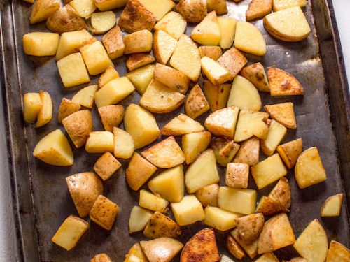 EASY Loaded Baked Cubed Potatoes (Step-by Step Photos!)