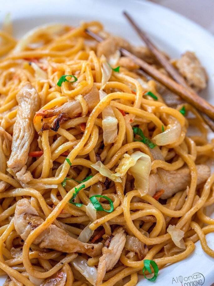Lo Mein (Take-Out Copycat) Recipe | Alyona’s Cooking