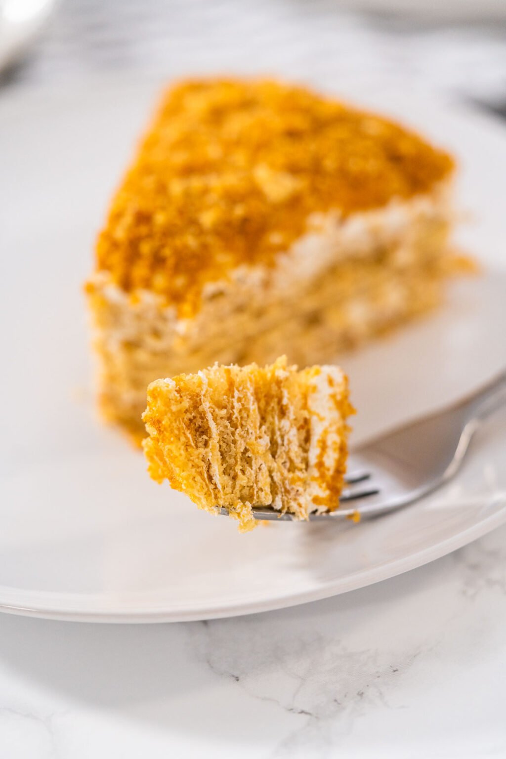 Honey Cake (Medovik) VIDEO - Alyona’s Cooking