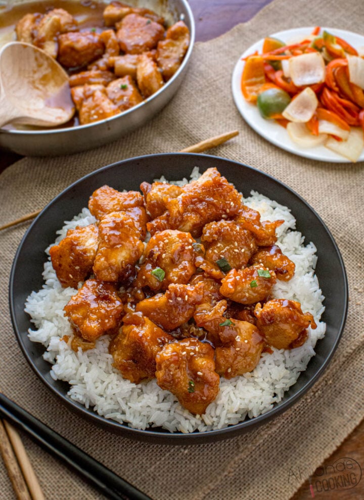 General Tsos Chicken Recipe (Takeout Copycat) - Alyona’s Cooking