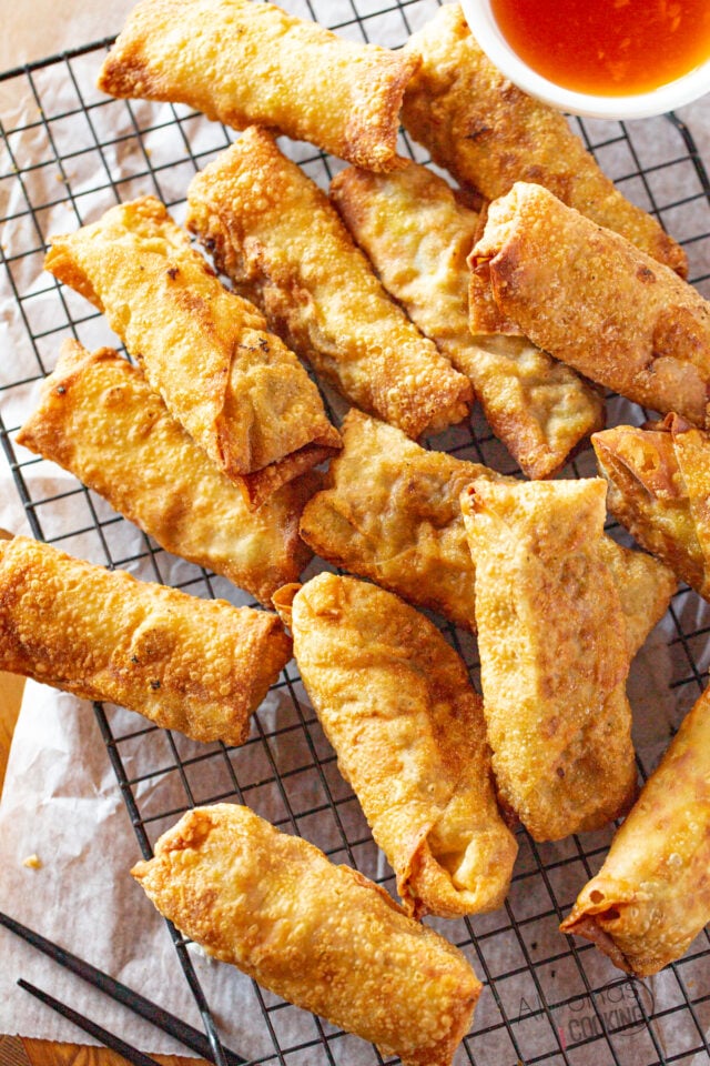 Egg Roll Recipe (Authentic Chinese Takeout Copycat) - Alyona’s Cooking