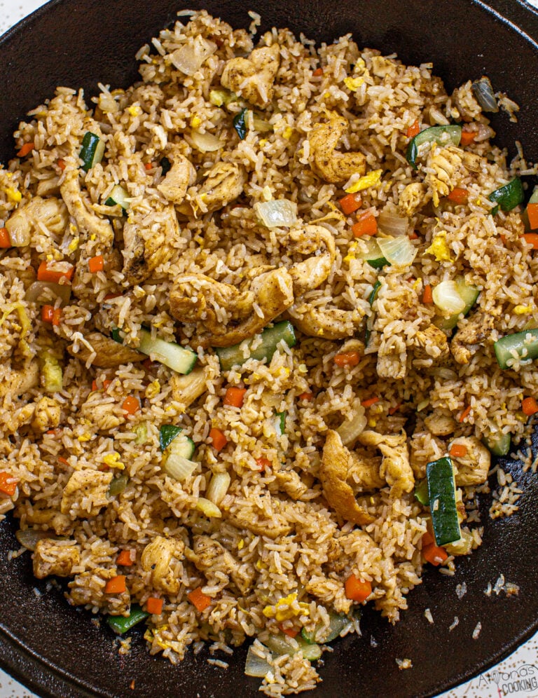 Hibachi Teriyaki Chicken Fried Rice Recipe - Alyona’s Cooking