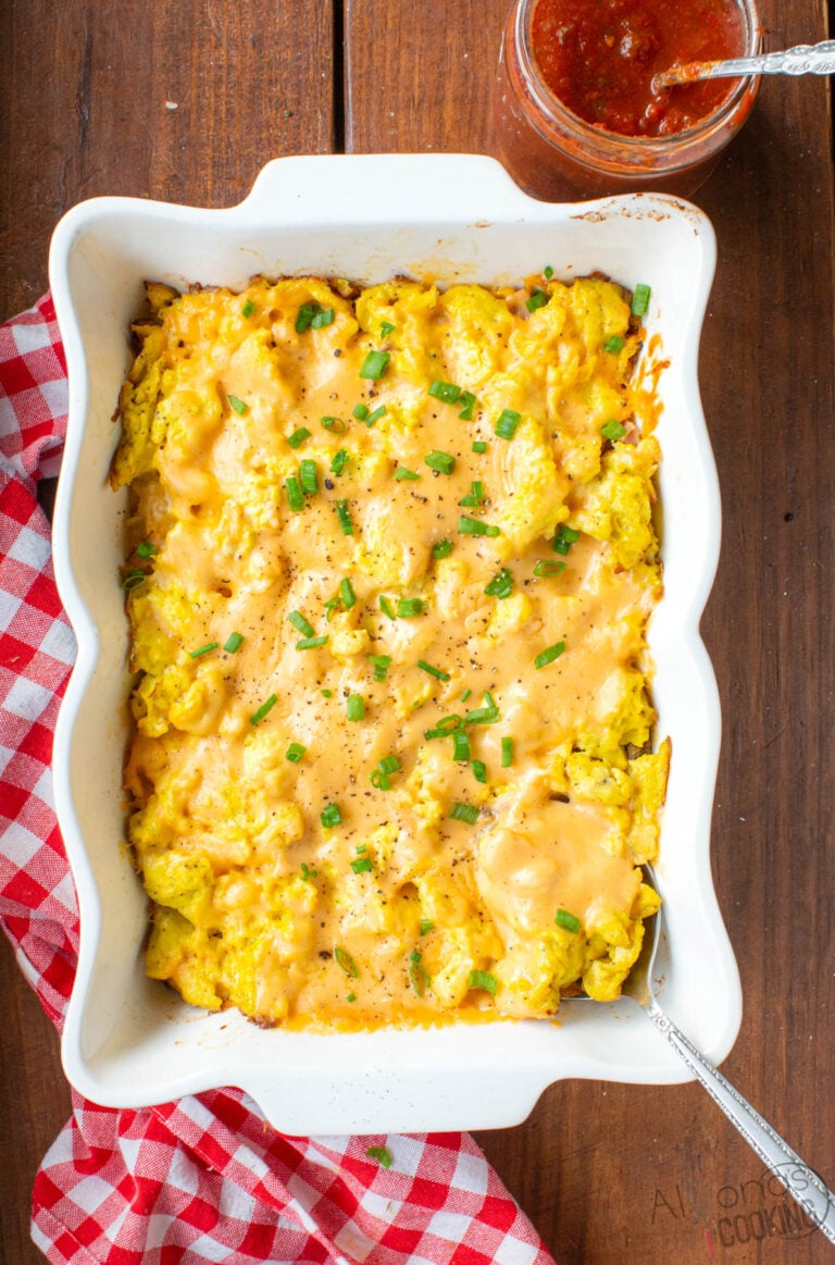 Breakfast Casserole with Cheese Sauce - Alyona’s Cooking