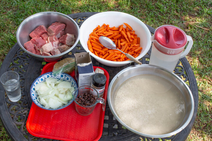 How To Make Uzbek Plov in Kazan (Outdoor Cooking) - Alyona’s Cooking
