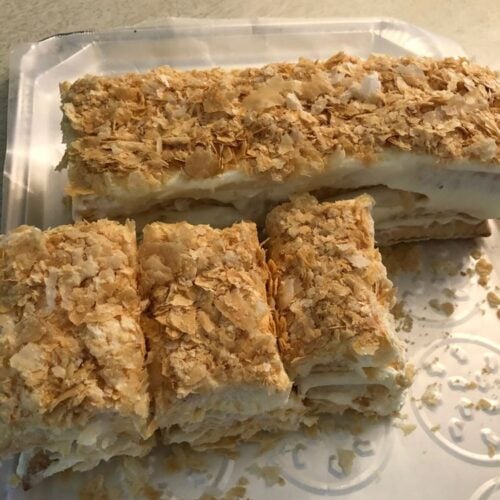 EASY Russian Sour Cream Cake (Smetannik) - Alyona’s Cooking