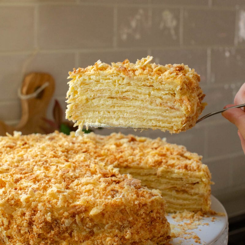 EASY Simple From Scratch Napoleon Cake Recipe From Scratch - Alyona’s ...