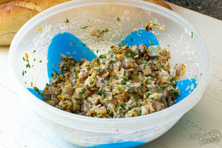 Hot Mushroom Canapés - Alyona’s Cooking