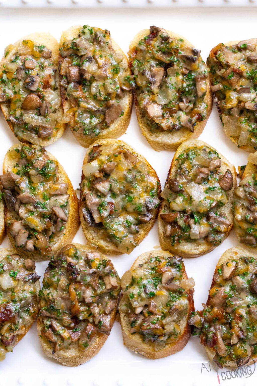 Hot Mushroom Canapés - Alyona’s Cooking