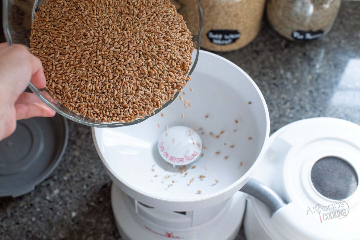 How To Make Whole Wheat Flour From Wheat Berries - Alyona’s Cooking