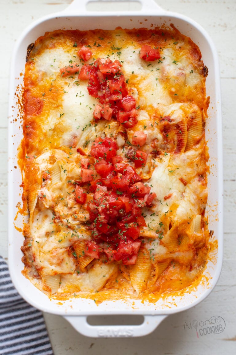 Easy Shrimp Stuffed Shells (2 Ways) - Alyona’s Cooking