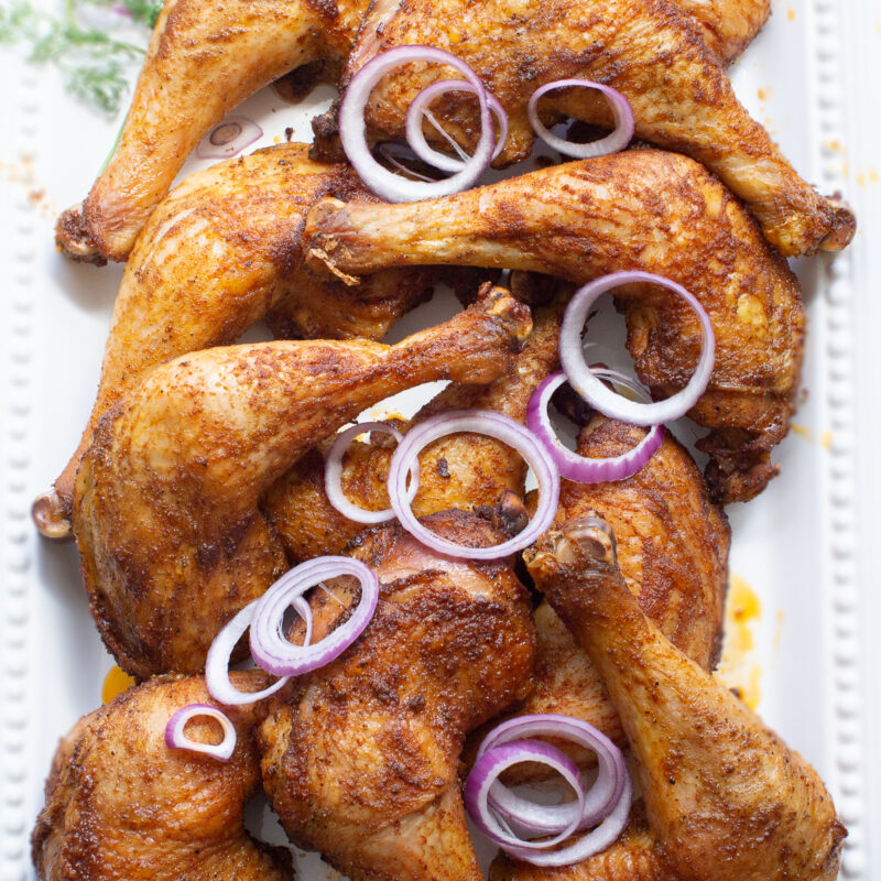 Easy Juicy Baked Chicken Leg Quarters - Alyona’s Cooking