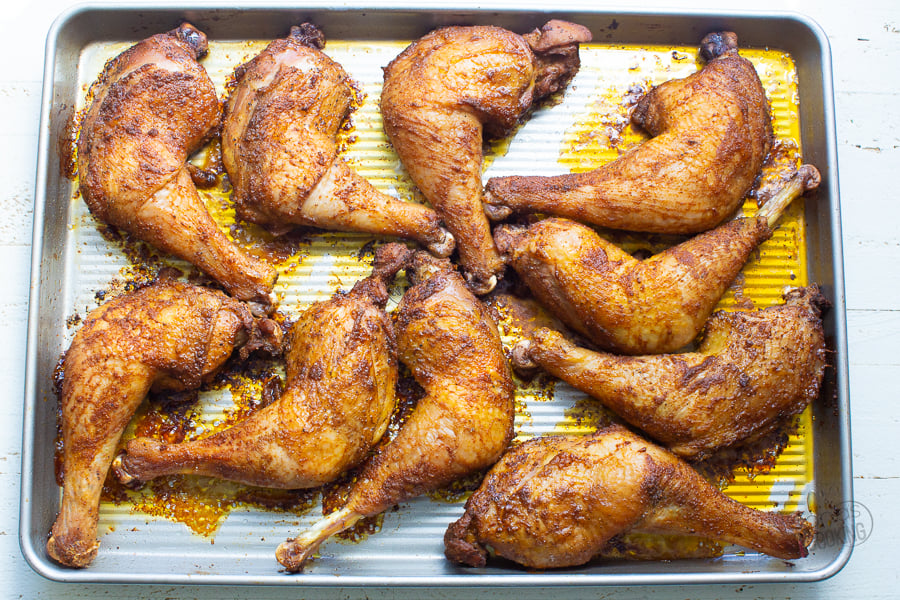 Easy Juicy Baked Chicken Leg Quarters - Alyona’s Cooking