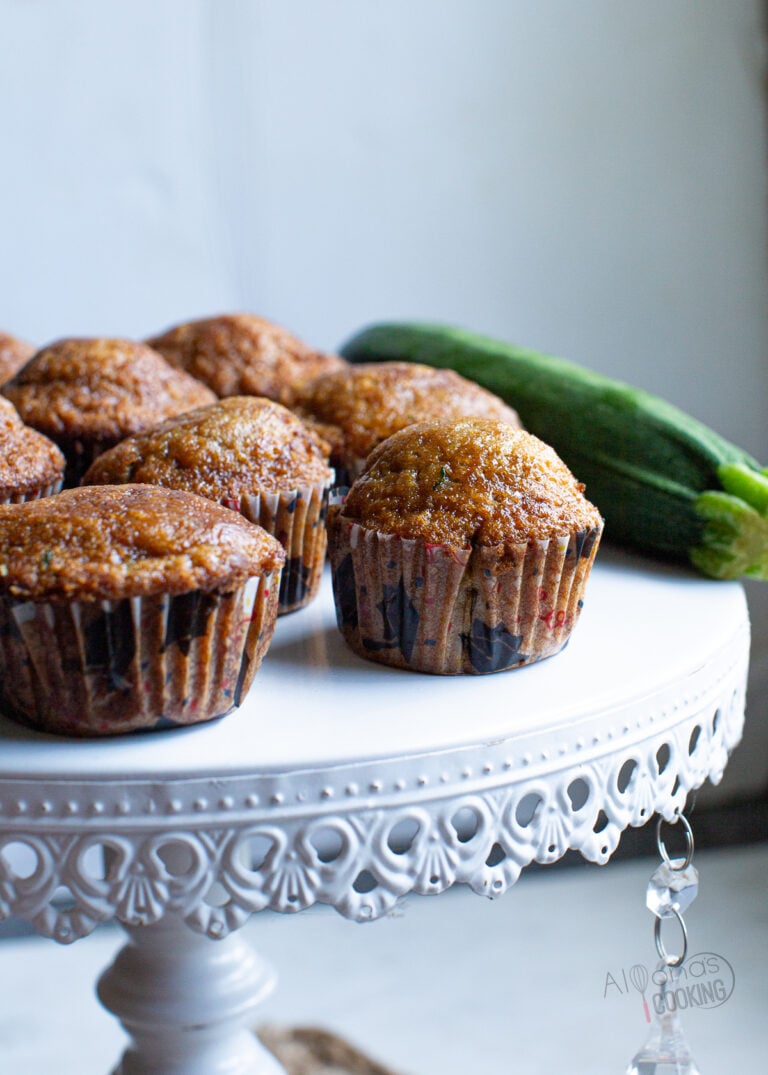 Moist Moist Zucchini Muffins (Video) - Alyona’s Cooking