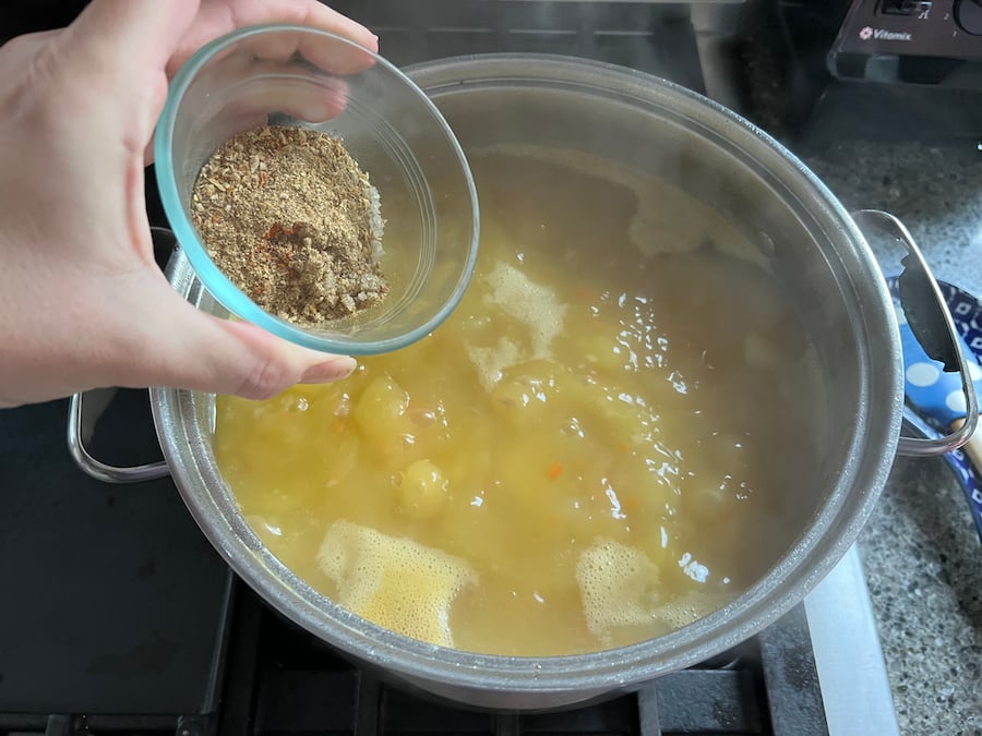 Ukrainian Split Pea Soup - Alyona’s Cooking