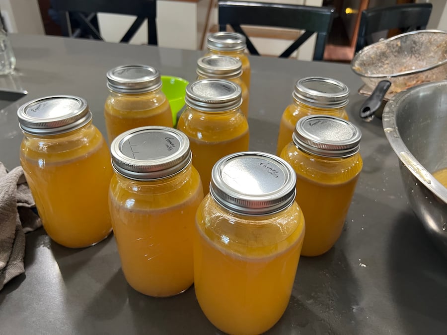 Canning Chicken Bone Broth (The EASY Way) - Alyona’s Cooking