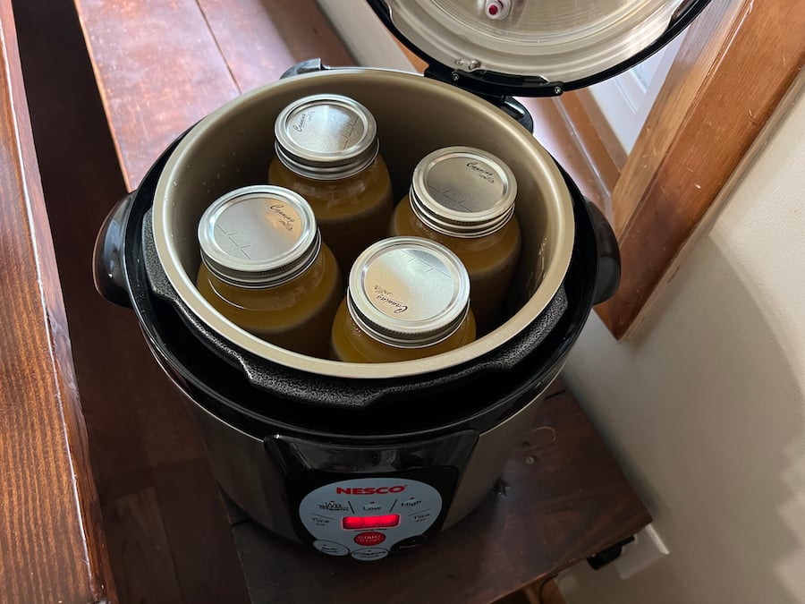 Canning Chicken Bone Broth (The EASY Way) - Alyona’s Cooking