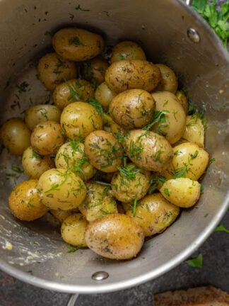 Simple Baby Boiled Potatoes with Dill with Dill - Alyona’s Cooking