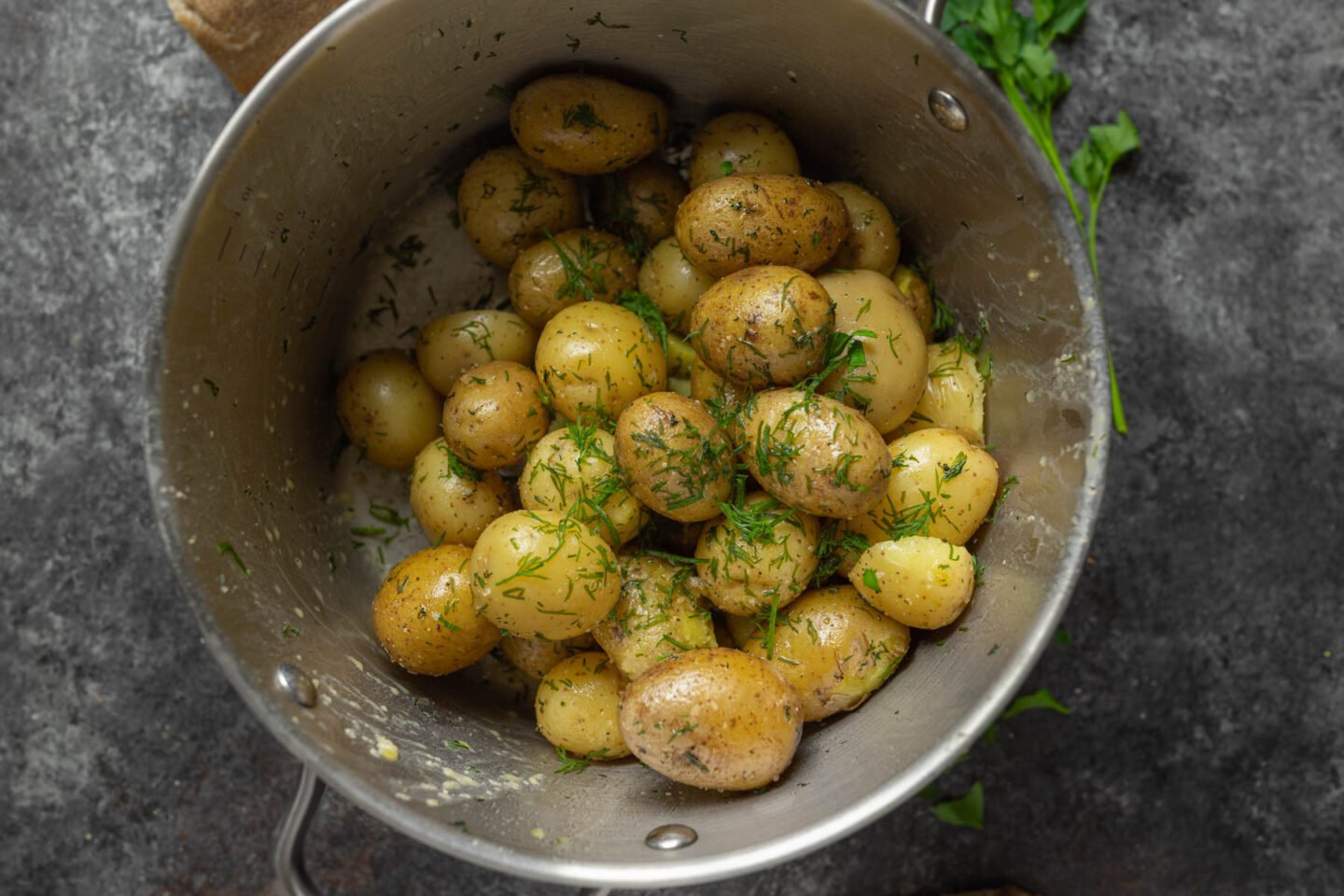 Simple Boiled Potatoes Recipe with Dill with Dill - Alyona’s Cooking