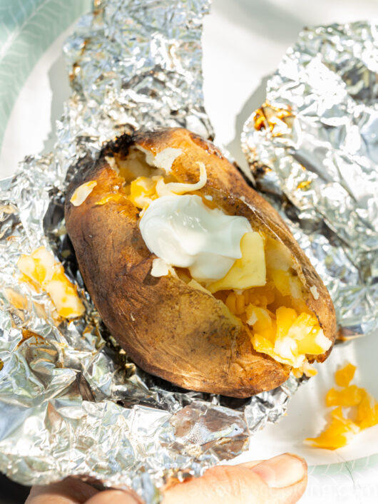 Simple Campfire Baked Potatoes (Crowd-Pleaser) - Alyona’s Cooking