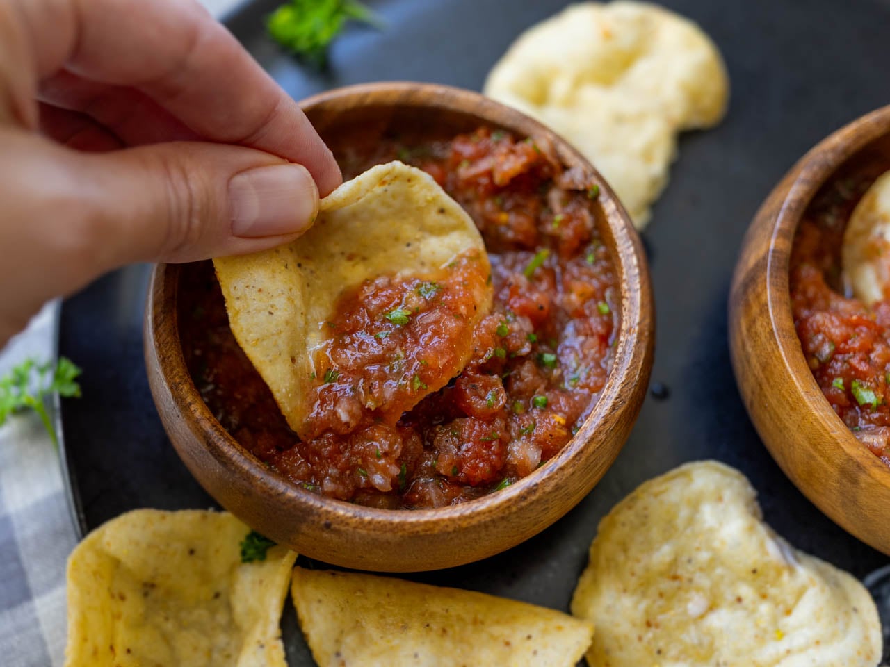 Homemade Salsa Recipe with Canned Tomatoes - Alyona’s Cooking
